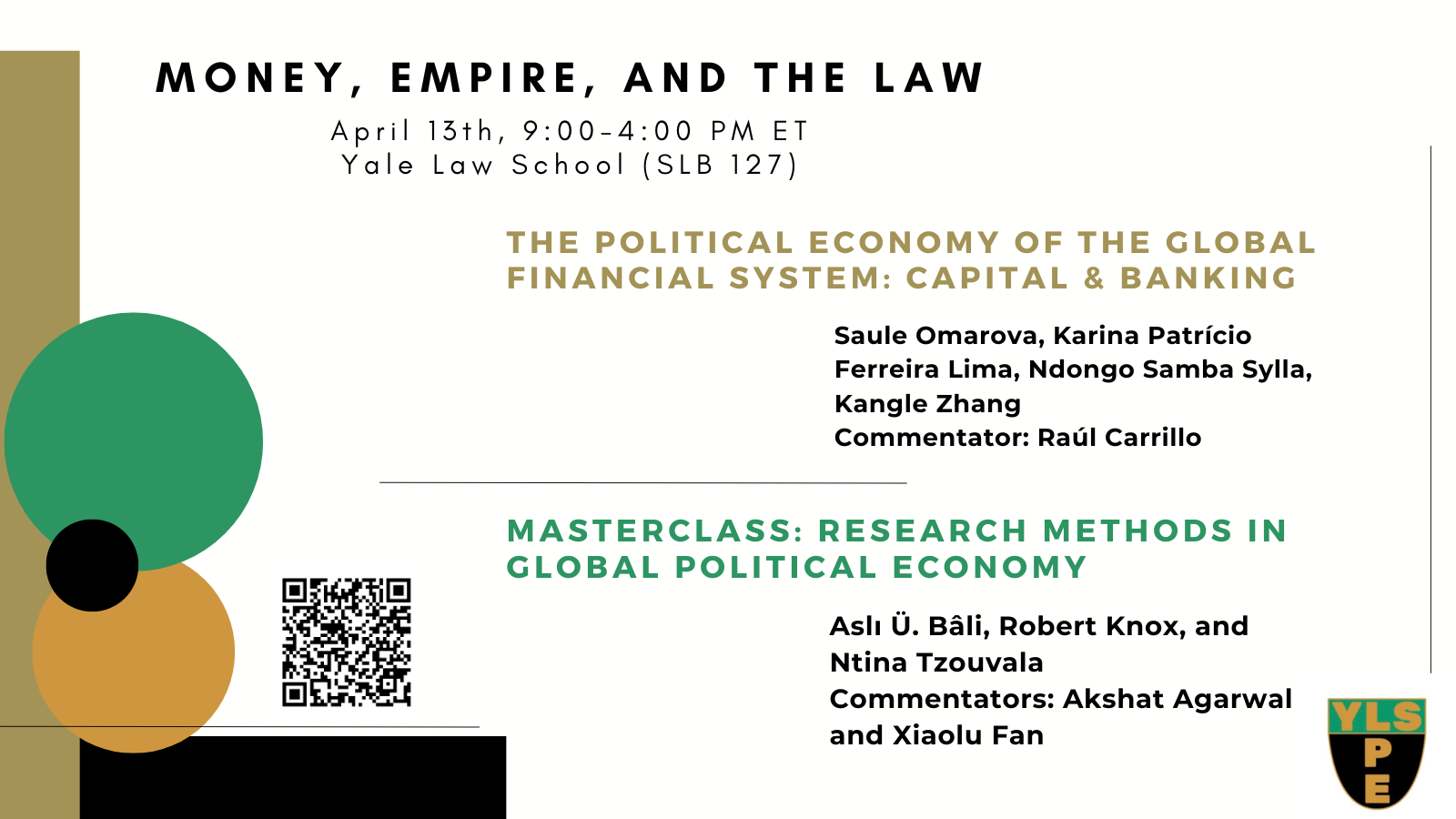 YLS LPE: Money, Empire, and the Law - LPE Project