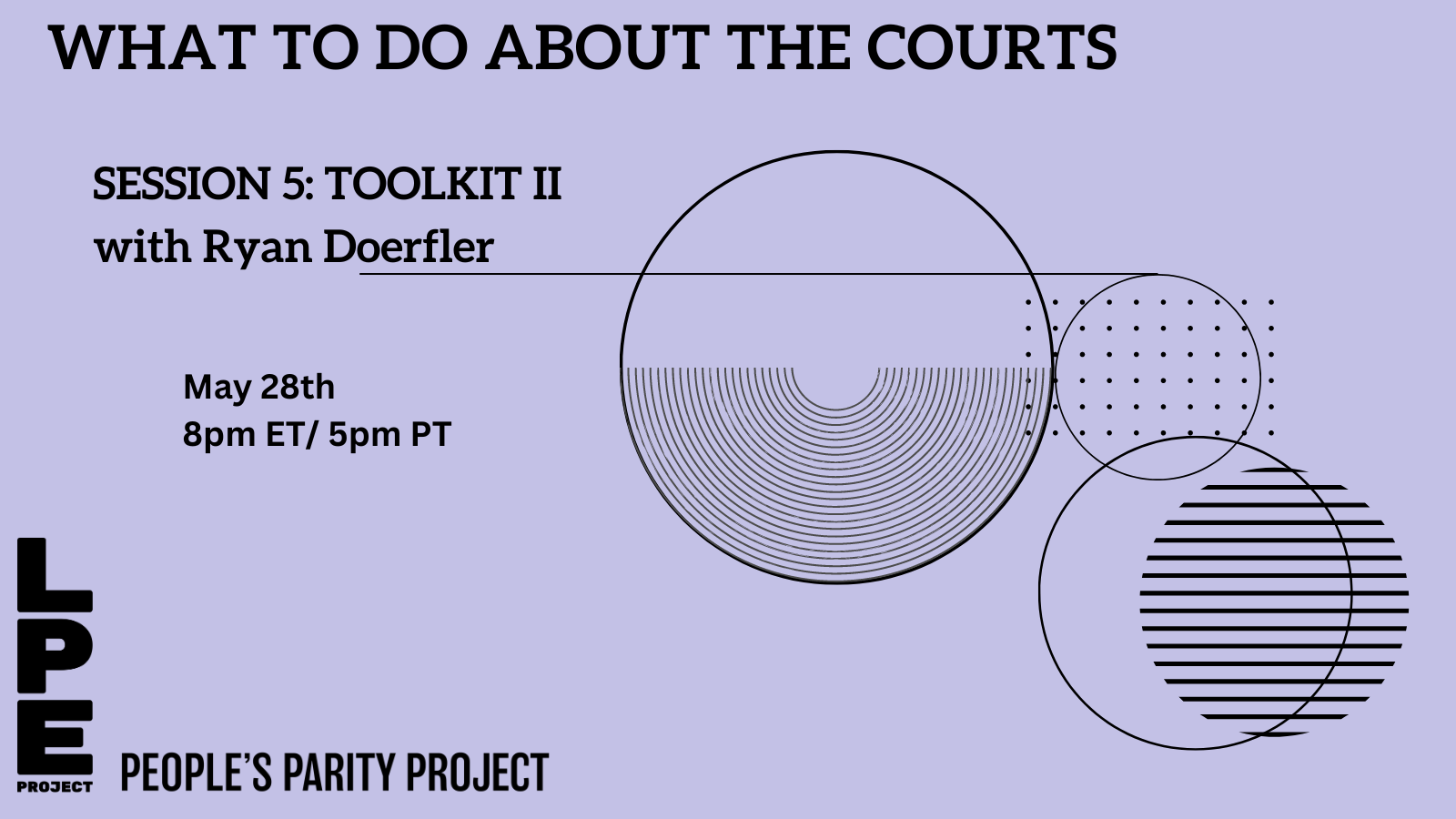 What to do about the Courts: Toolkit session II with Ryan Doerfler ...